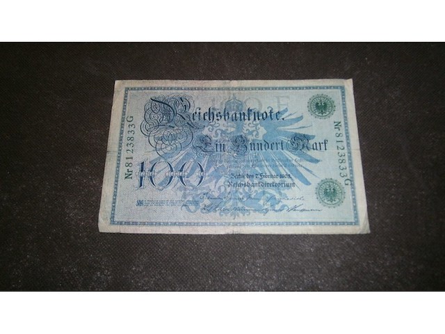 GERMANY 100 MARK 1908 ( 8 )