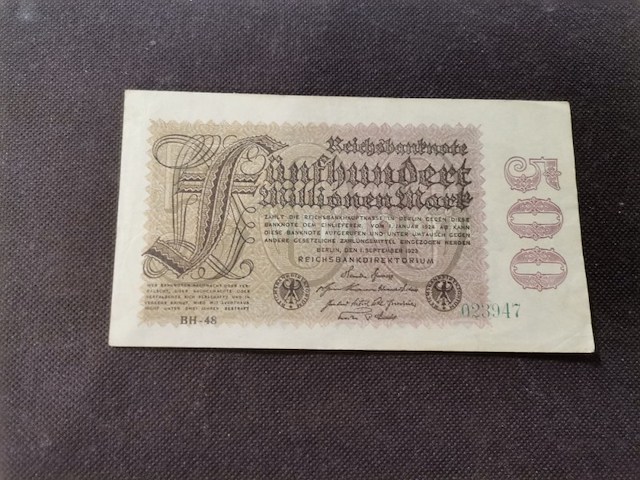 GERMANY 500.000.000 MARK 1923 ( 7 )
