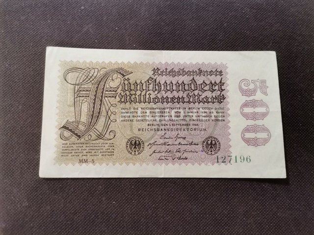 GERMANY 500.000.000 MARK 1923 ( 4 )