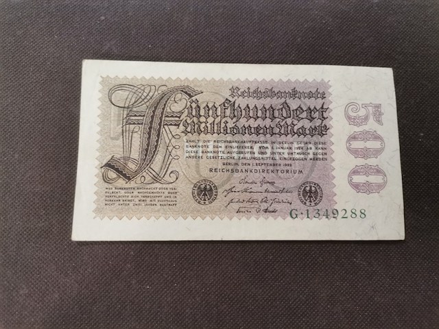 GERMANY 500.000.000 MARK 1923 ( 3 )
