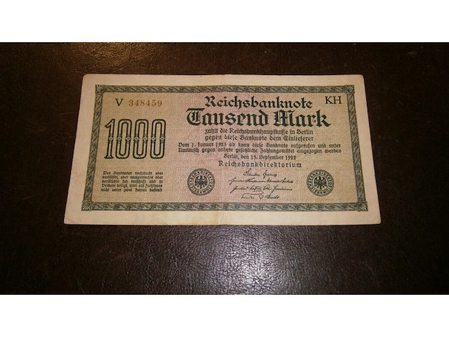 GERMANY 1000 MARK 1922 ( 15 )