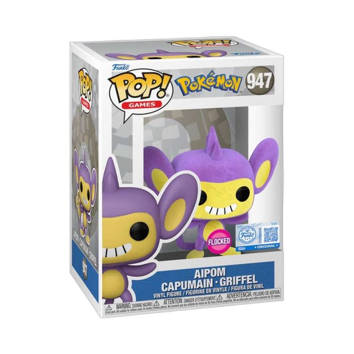Figura Funko POP! Games Pokemon Aipom Flocked