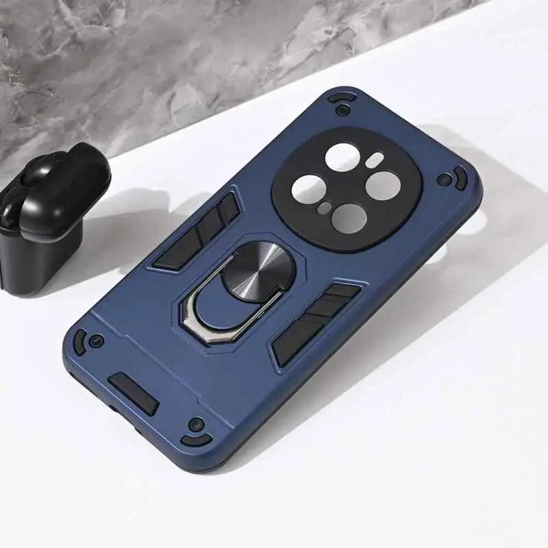 Maska Hard Ring za Honor Magic 7 Pro tamno plava