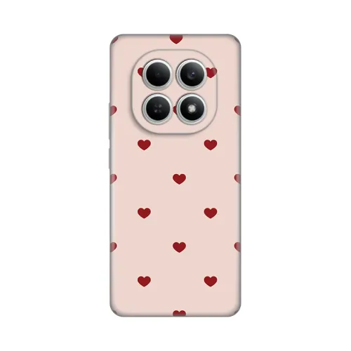 Silikonska futrola - maska print za Xiaomi Redmi Note 15 4G Beige Hearts