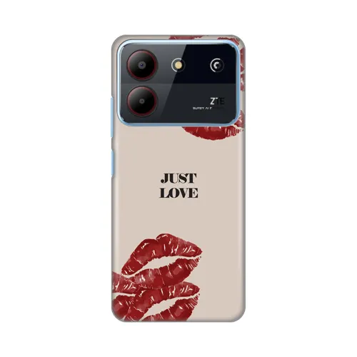 Silikonska futrola - maska print Skin za ZTE Blade A54 Just Love