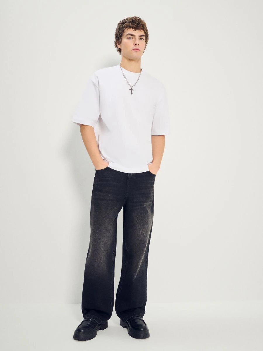 Baggy fit farmerke