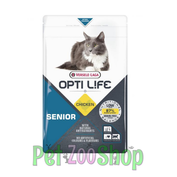 Opti Life Cat Senior Chicken – Hrana sa piletinom za starije mačke