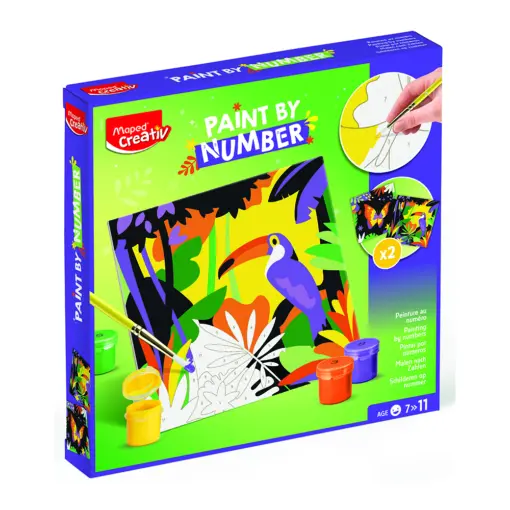 MAPED CREATIV SET BOJENJE PO BROJEVIMA – PAPAGAJ I LEPTIR