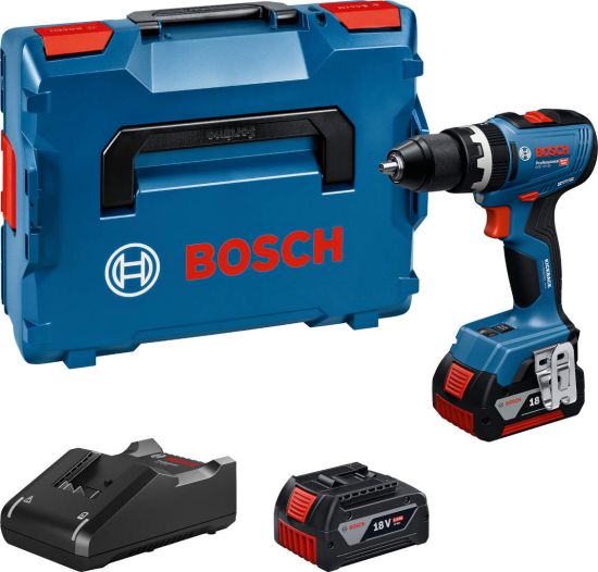 Akumulatorska vibraciona bušilica - odvrtač Bosch GSB 18V-65; 18V; 2x5,0Ah + L-BOXX 136 (06019N3303)