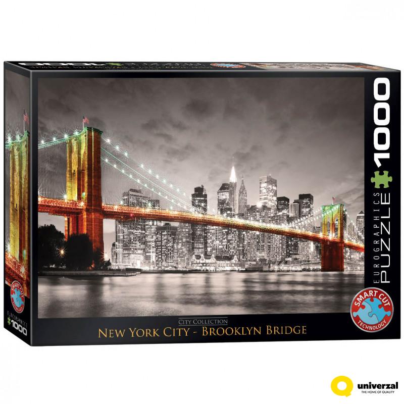 PUZZLE 1000 DELOVA 6000-0662 NEW YORK CITY BROOKLYN BRIDGE