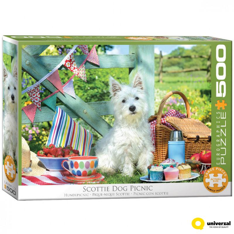 PUZZLE 500 DELOVA 6500-5461 SCOTTIE DOG PICNIC
