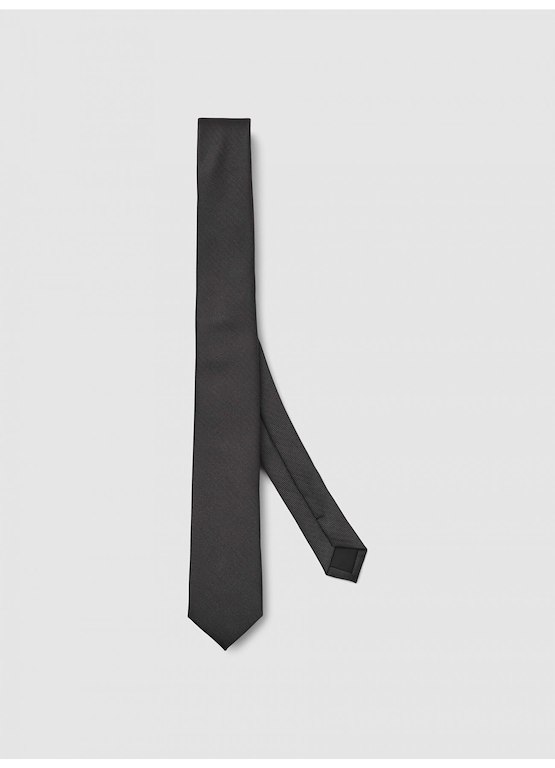 ELEGANT MICROSTRUCTURE TIE ANTRACIT