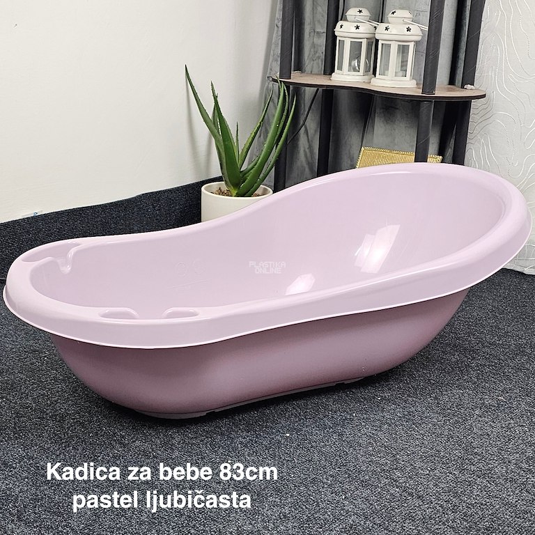 Kadica za bebe 83cm pastel ljubičasta