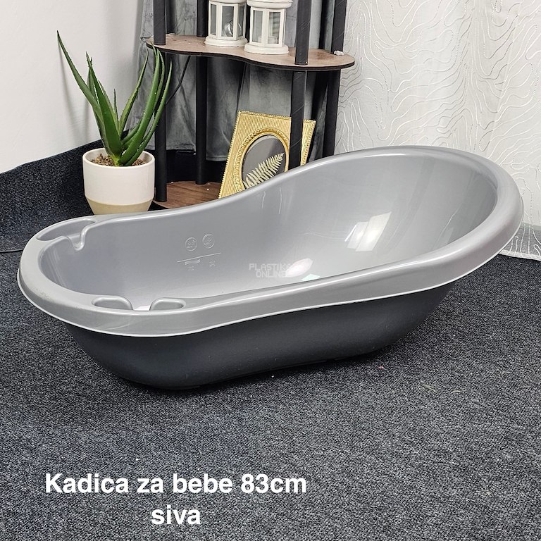 Kadica za bebe 83cm siva
