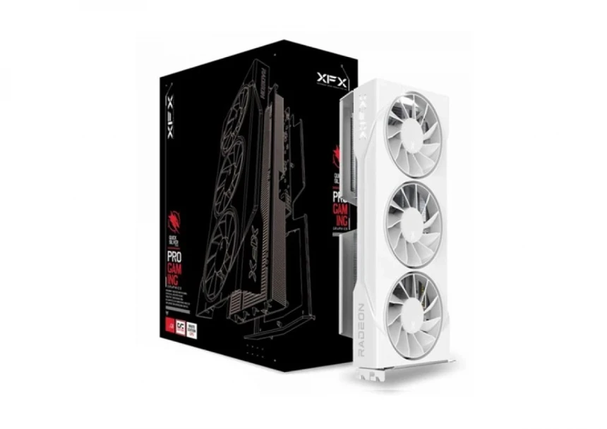 Grafička kartica XFX AMD Radeon RX 9060 XT OC Gaming Edition 16GB GDDR6 128bit 2xDP/2xHDMI - Bela