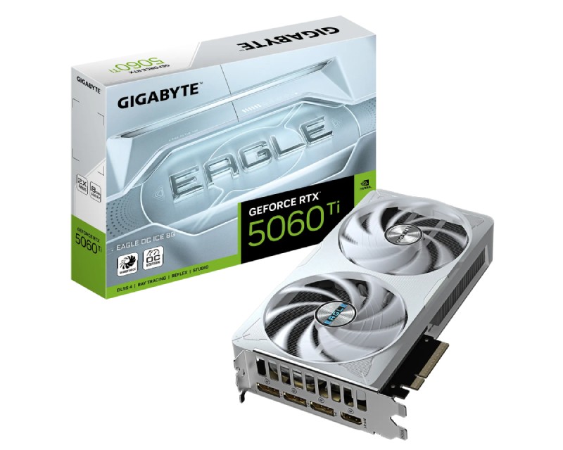 GIGABYTE nVidia GeForce RTX 5060 Ti EAGLE 8GB 128bit GV-N506TEAGLEOC ICE-8GD rev. 1.0 grafička karta