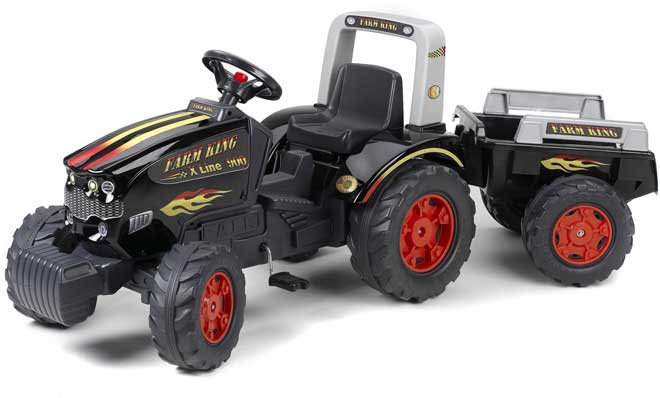 Dečji traktor na pedale sa prikolicom Falk Toys 1075B