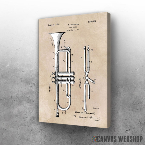 Slika Hickernell Solo truba patent 1924