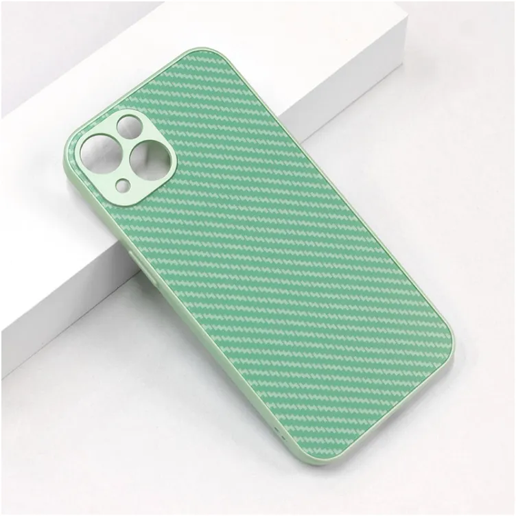 Maska Carbon Acrylic za iPhone 14 mint.