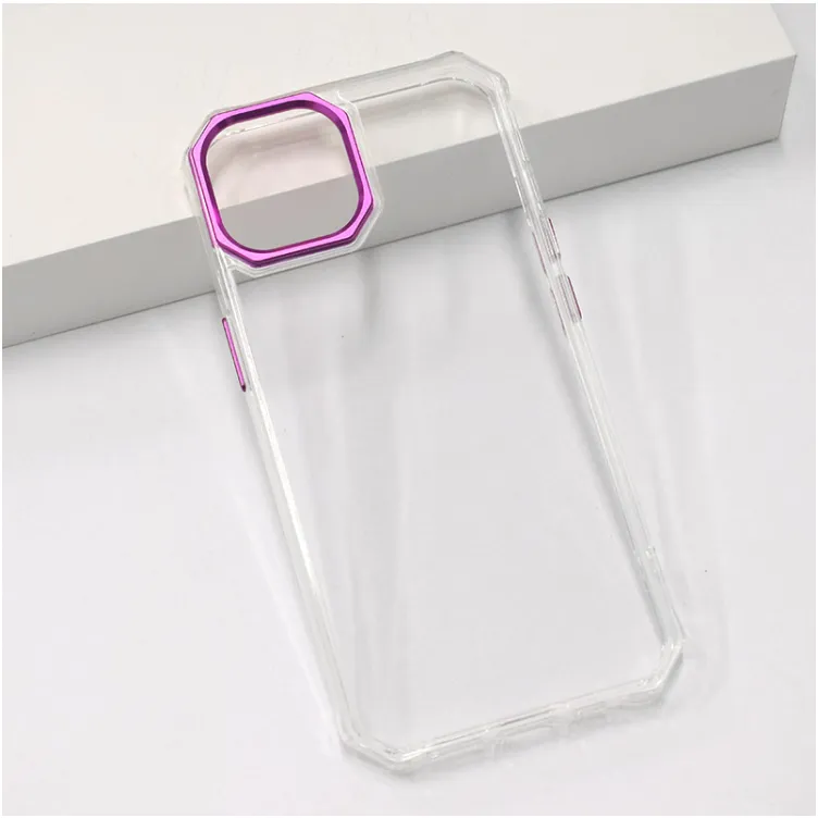 Maska Ice Cube Frame za iPhone 14 pink