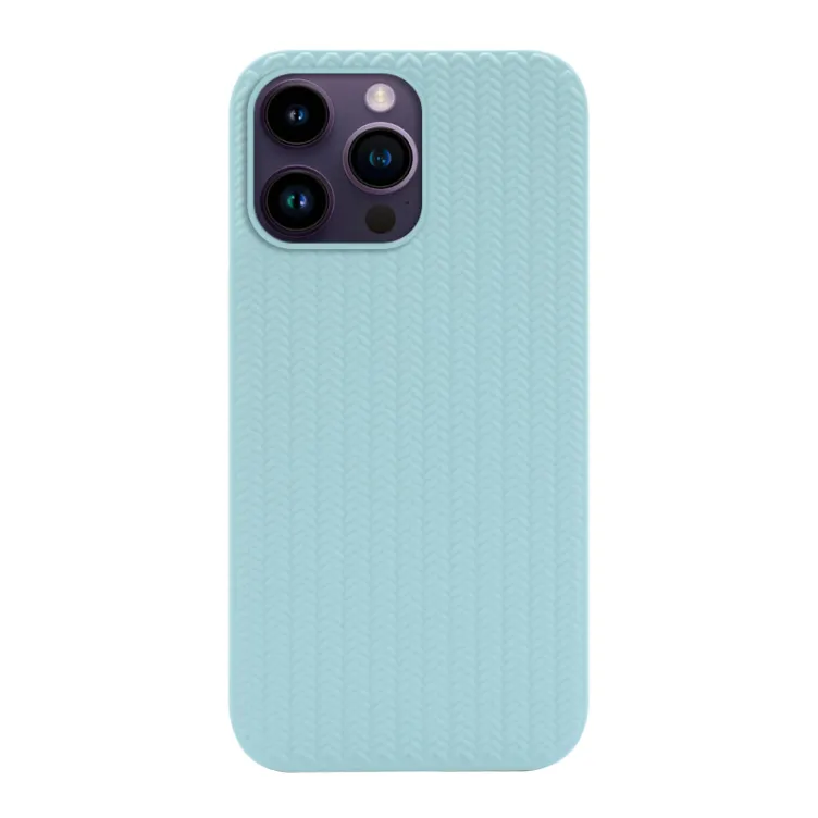 Maska Knit za iPhone 14 Pro mint.