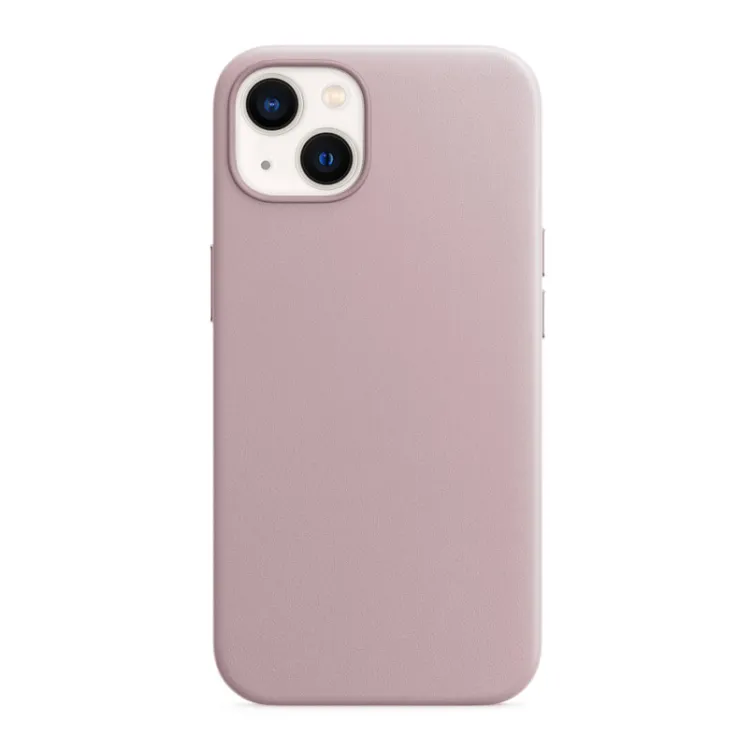 Maska Beautiful Shine Leather za iPhone 14 Plus roze.