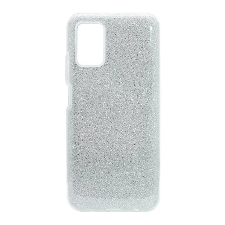Maska Crystal Dust za Samsung A03s/ A037G srebrna