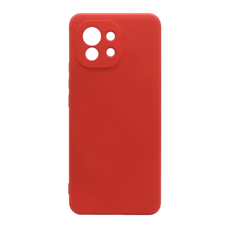 Maska Soft Gel Silicone za Xiaomi Mi 11 crvena.