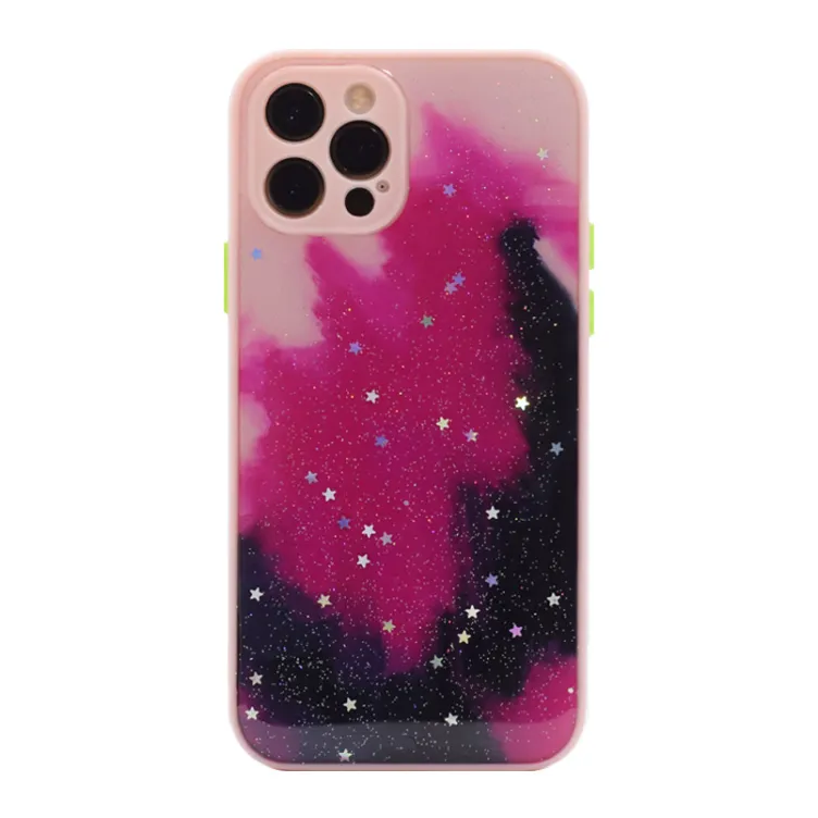 Maska Galaxy za iPhone 12 Pro crno-pink