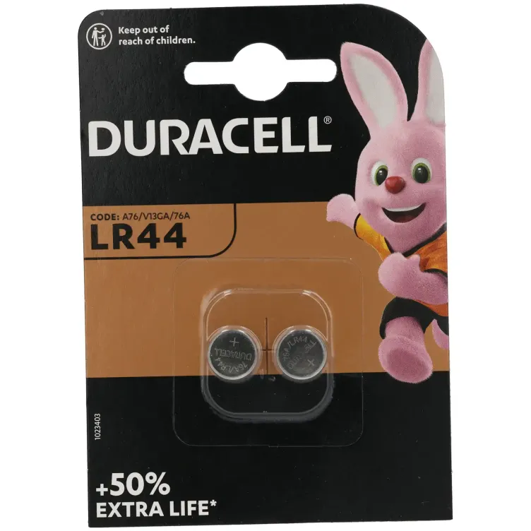 Baterija Duracell Alkalna LR44 2/1