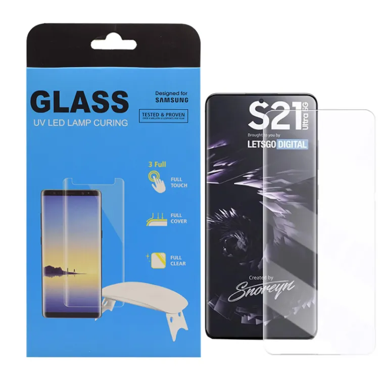 Zastitno staklo UV Glue Full Cover za Samsung S21 Plus/ G996B