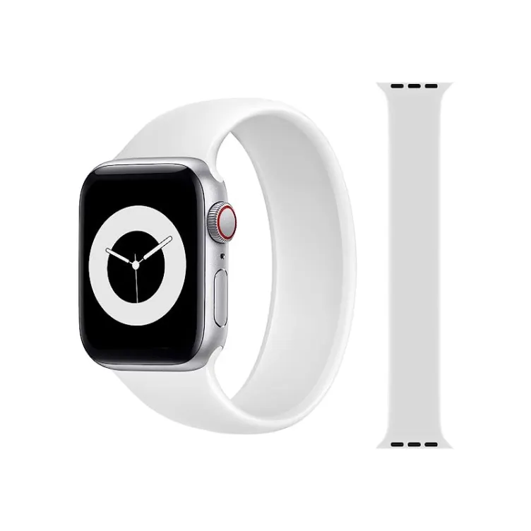 Narukvica za Apple Watch Solo Loop white L 42/ 44/ 45/ 49 mm
