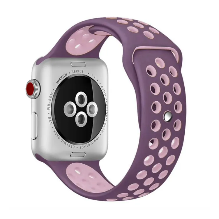 Narukvica za Apple Watch Sport Silicone Strap purple pink S/ M 38/ 40/ 41 mm