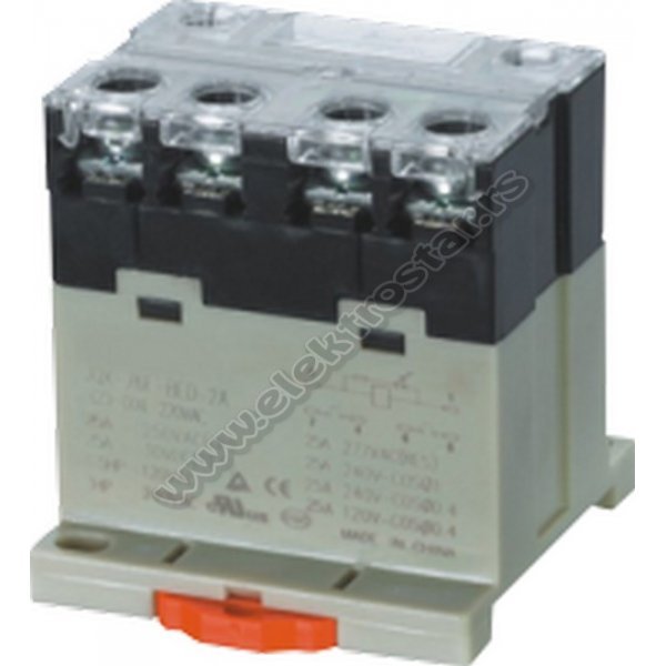 RELEJ JQX-76F-BLD-2A (RGF2BD730) 25A 220V AC