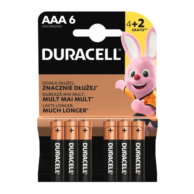 Duracell Basic LR03 1/ 6 1.5V alkalna baterija