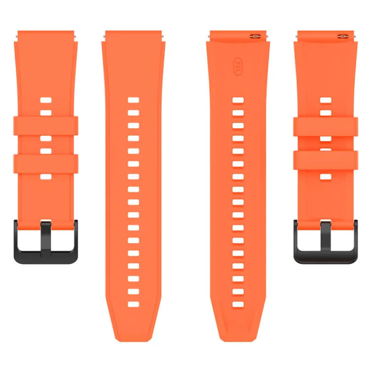 Silikonska narukvica za pametni sat Huawei dizajn 22mm narandzasta