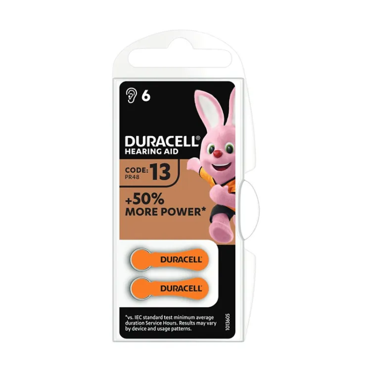 Duracell 13/ PR48 1.45V baterija za slusni aparat pakovanje 6kom