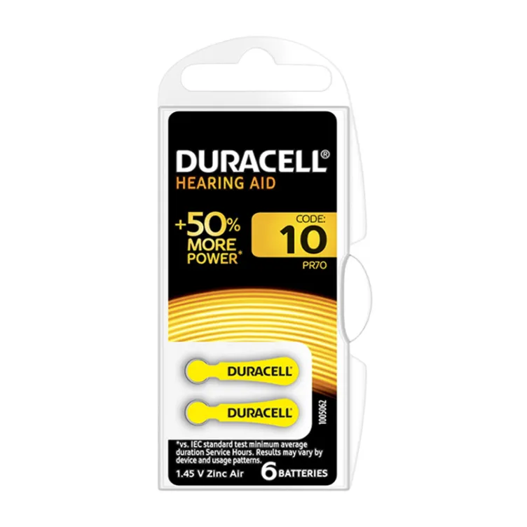 Duracell 10/ PR70 1.45V baterija za slusni aparat pakovanje 6kom