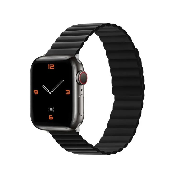 Silikonska narukvica za Apple Watch sa magnetom crna 38/ 40/ 41 mm