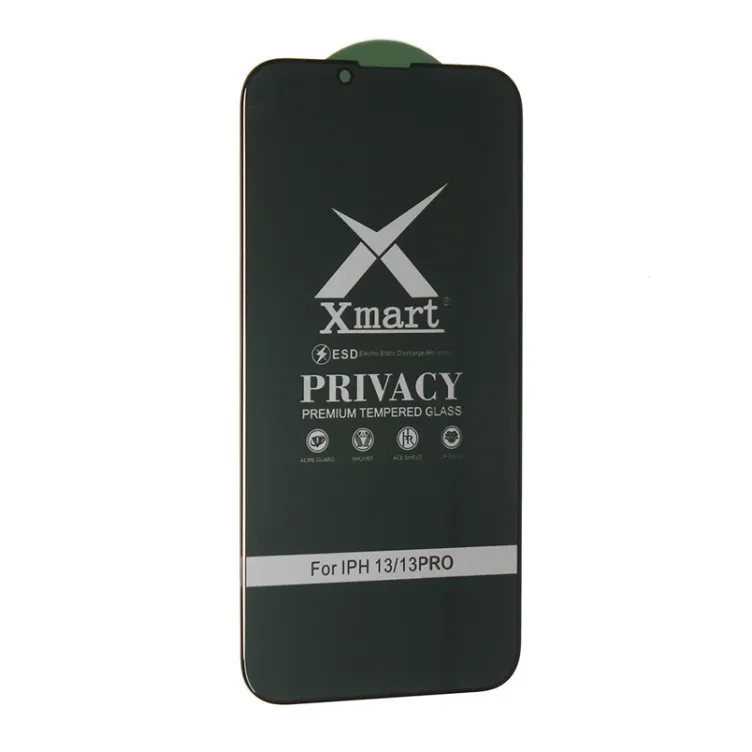 Zastitno staklo XMART 9D Privacy za iPhone 13/ 13 Pro/ 14/ 16e