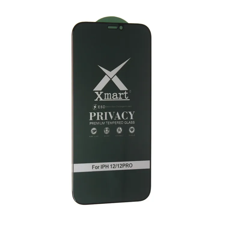 Zastitno staklo XMART 9D Privacy za iPhone 12/ 12 Pro