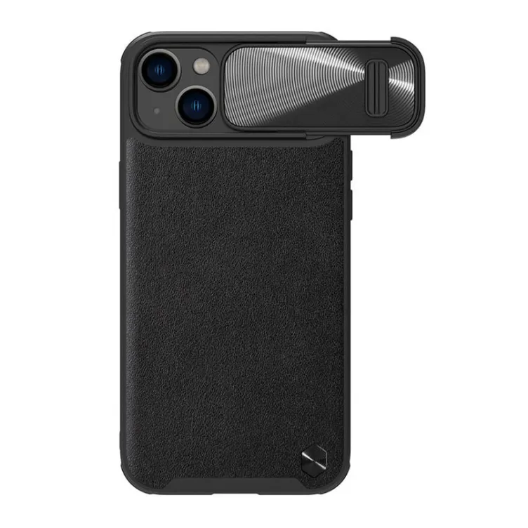 Maska Nillkin CamShield Leather S za iPhone 14 crna
