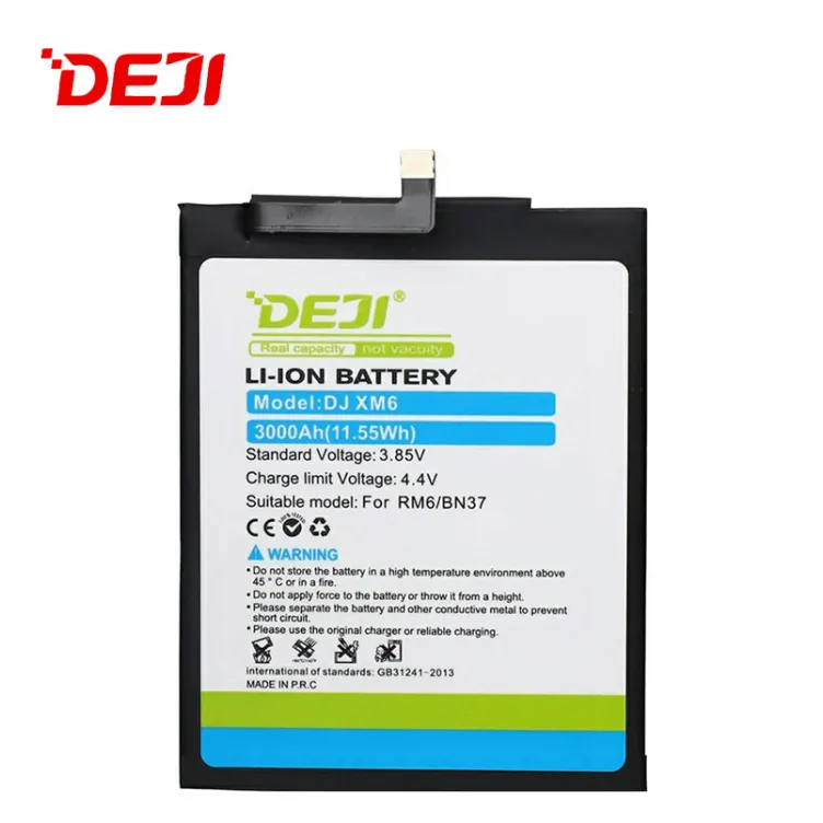 Baterija DEJI za Xiaomi Redmi 6/ 6A/ BN37 (3000 mAh)