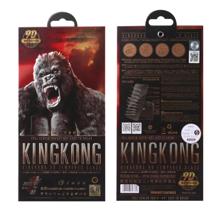 Zastitno staklo WK King Kong 9H za iPhone 14 Pro Max crno