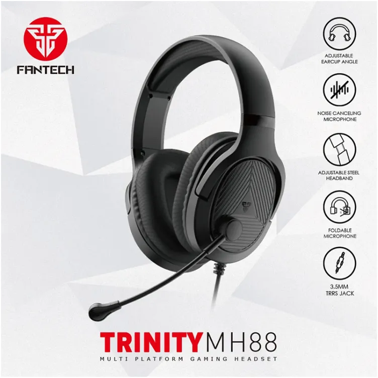 Slusalice Gaming Fantech MH88 Trinity Crne