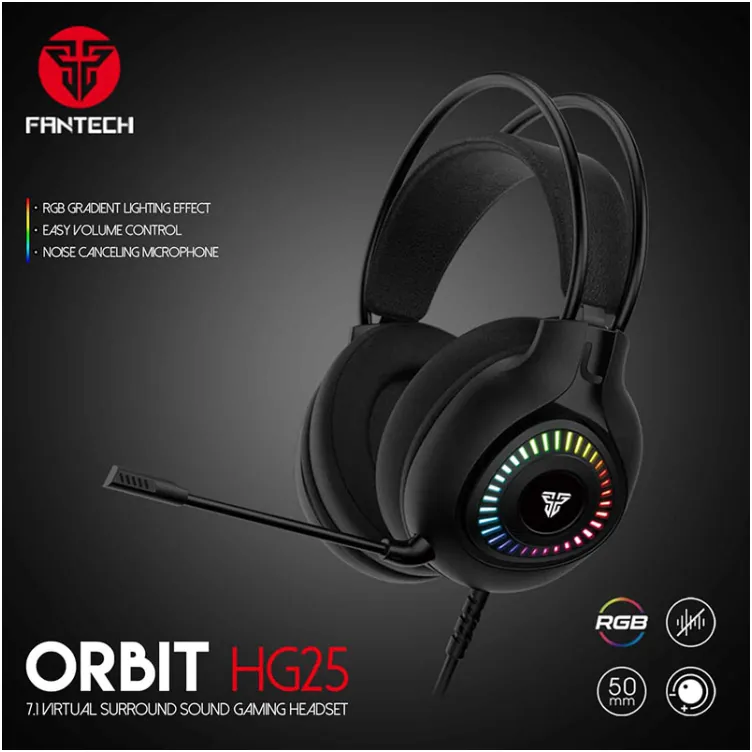 Slusalice Gaming Fantech HG25 Orbit 7.1 crne