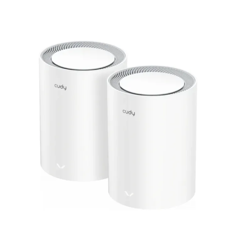 Whole Home Wi-Fi 6 Mesh System 2.5G Solution Cudy M3000 AX 3000 Dual Band(2-Pack)