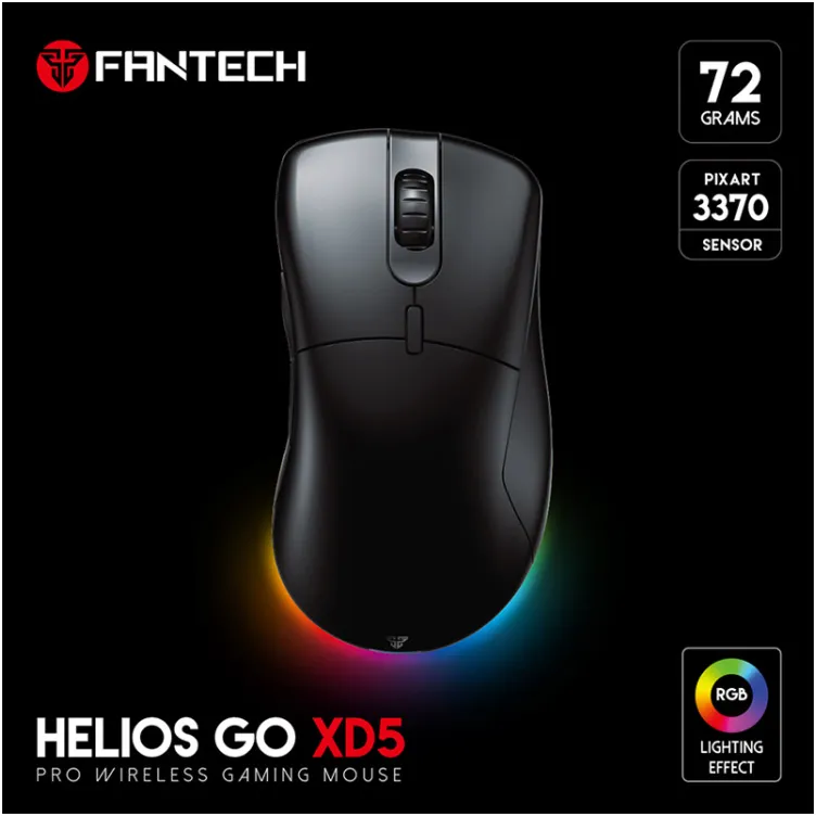Mis Gaming Wireless Fantech XD5 Helios Go crni