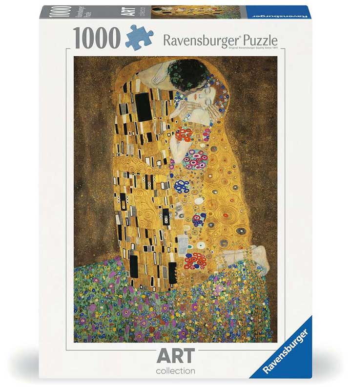 Puzzle Ravensburger Art 1000 delova - Gustav Klimt Poljubac