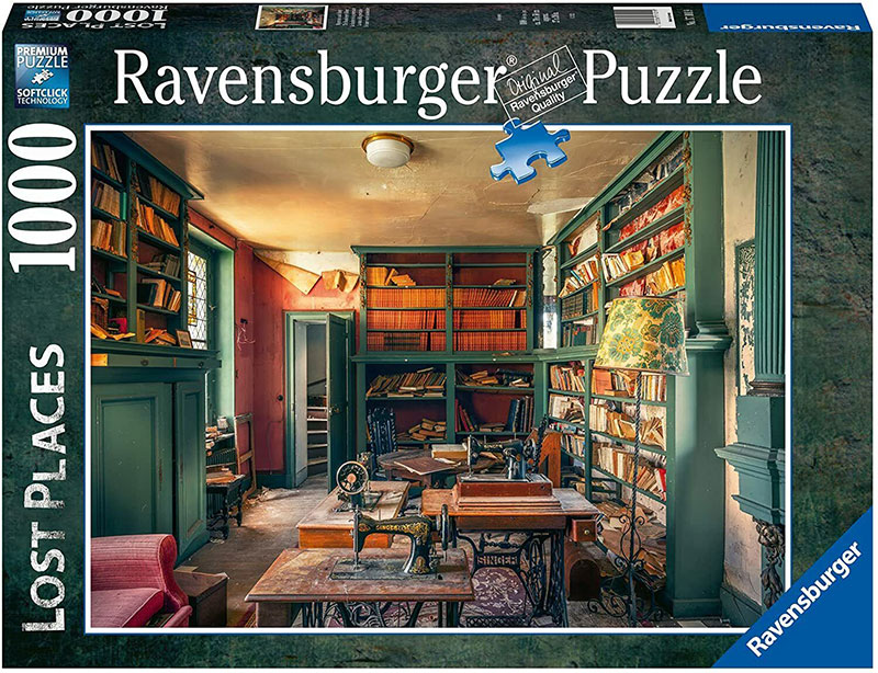 Ravensburger Puzzle slagalica 1000 delova Biblioteka misterioznog zamka